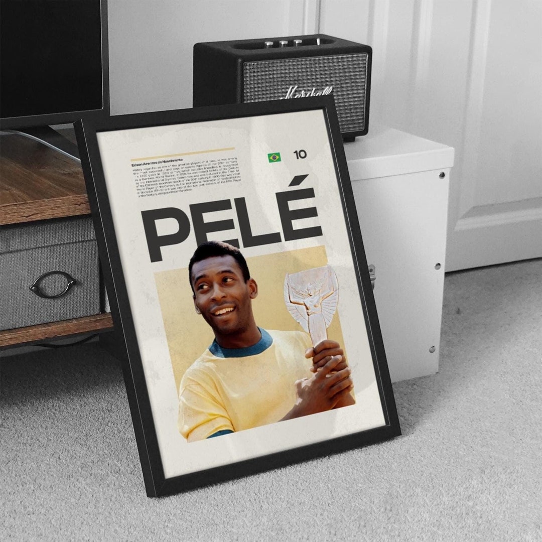 Pele / Brazil Soccer Legend / FC / Football / Gifts, Sports Poster ...
