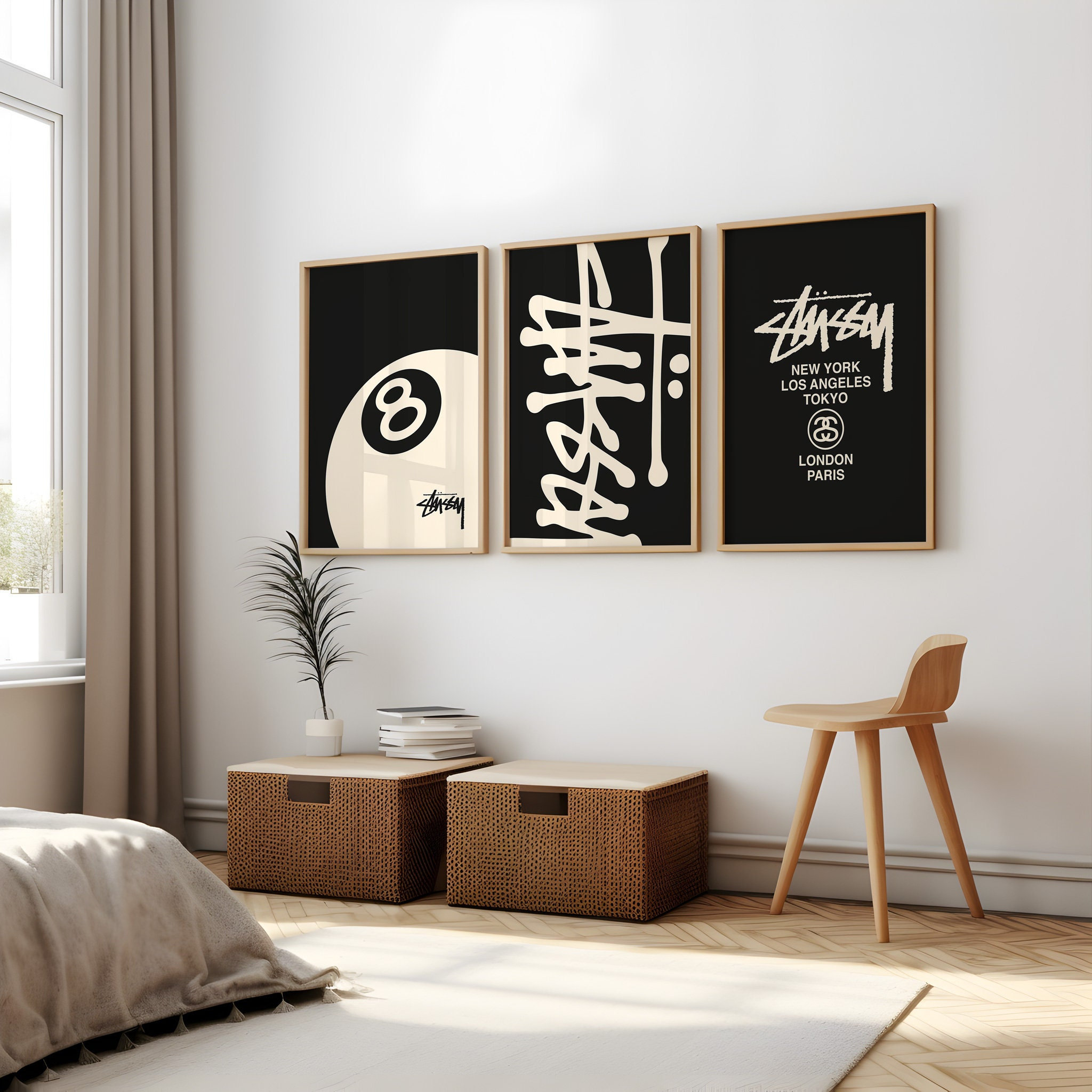Hypebeast Posters / Set of 3 Fashion Poster / Hypebeast / Digital ...