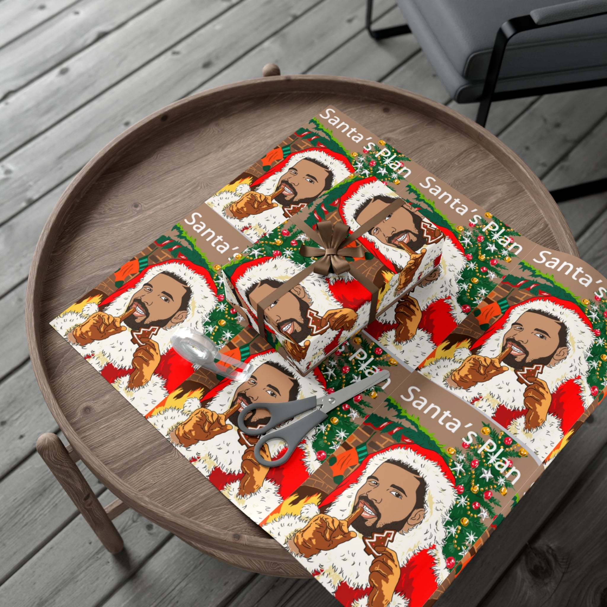 Drake Christmas Gift Wrapping Papers - Etsy