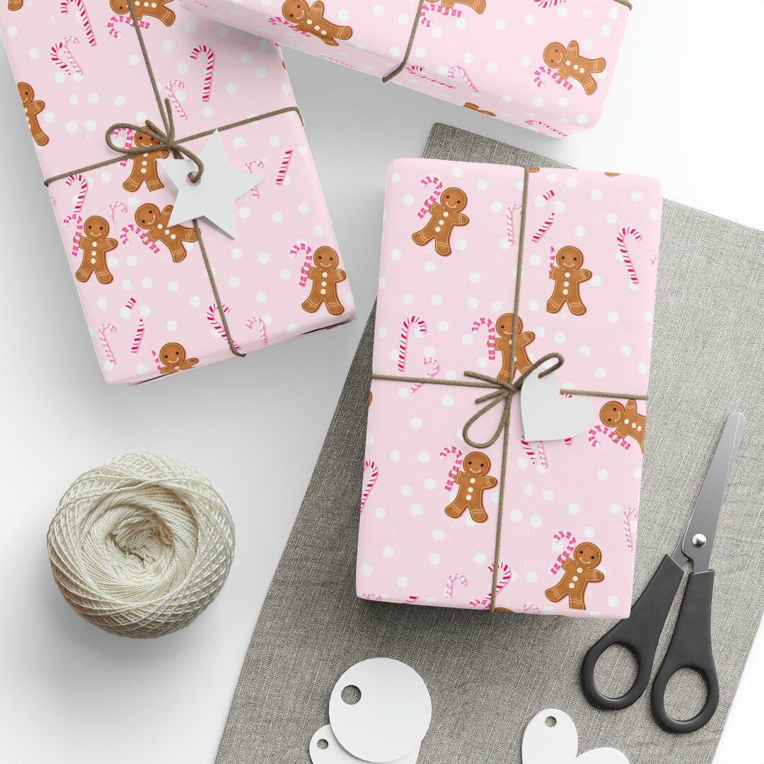 Christmas Gingerbread Gift Wrapping Papers - Etsy