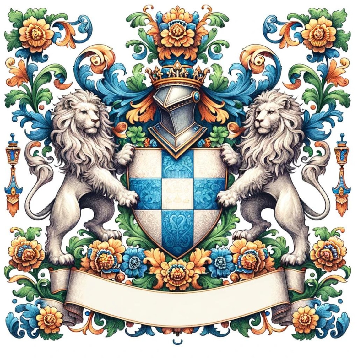 Create a Custom Family Crest Design | Personalized Coat of Arms ...