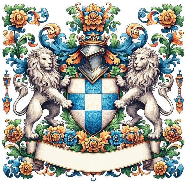 Custom Family Crest - Etsy