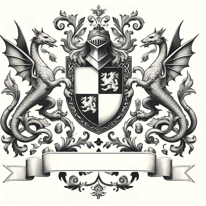 Create a Custom Family Crest Design | Personalized Coat of Arms ...