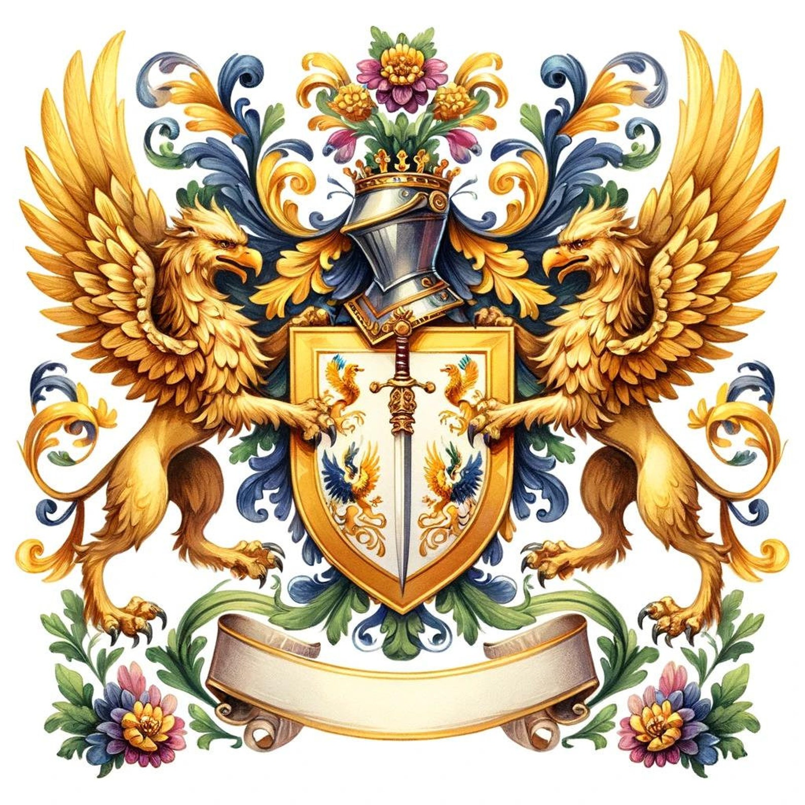 Create a Custom Family Crest Design | Personalized Coat of Arms ...