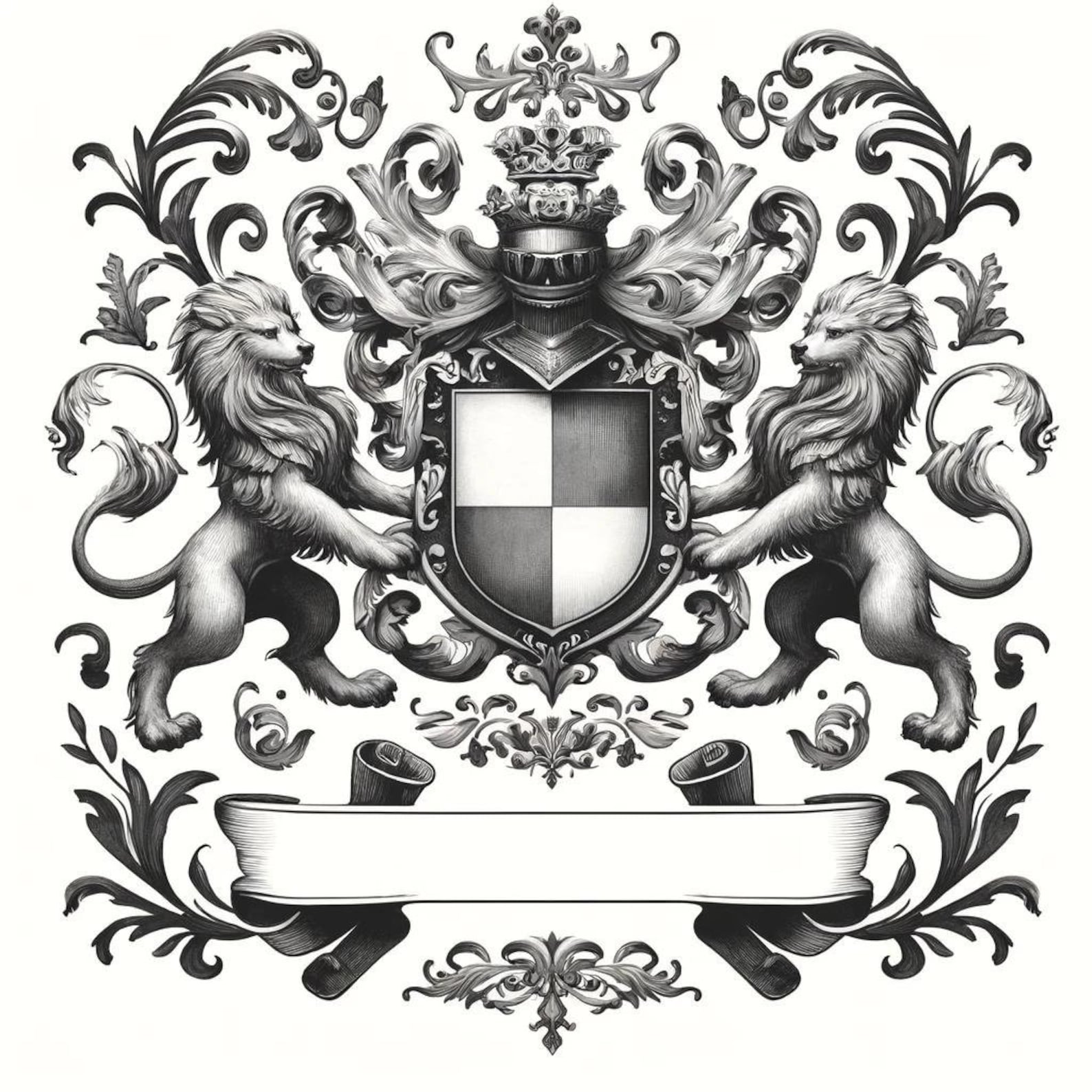 Create a Custom Family Crest Design | Personalized Coat of Arms ...
