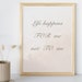 Printable Wall Art Prints, Life Happens for Me Not to Me, Home Decor ...