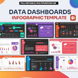 Data Dashboards Infographic Powerpoint Template | Best Powerpoint ...