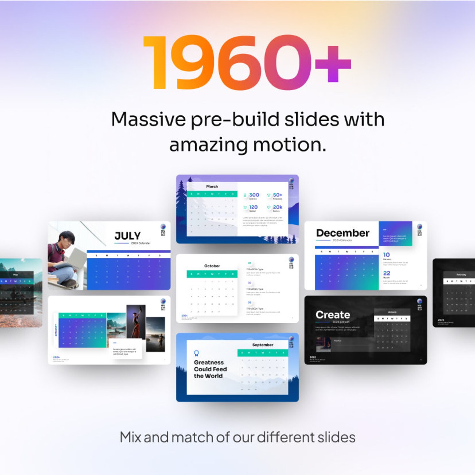 Monster Slides Premium Powerpoint Presentation Template - Etsy