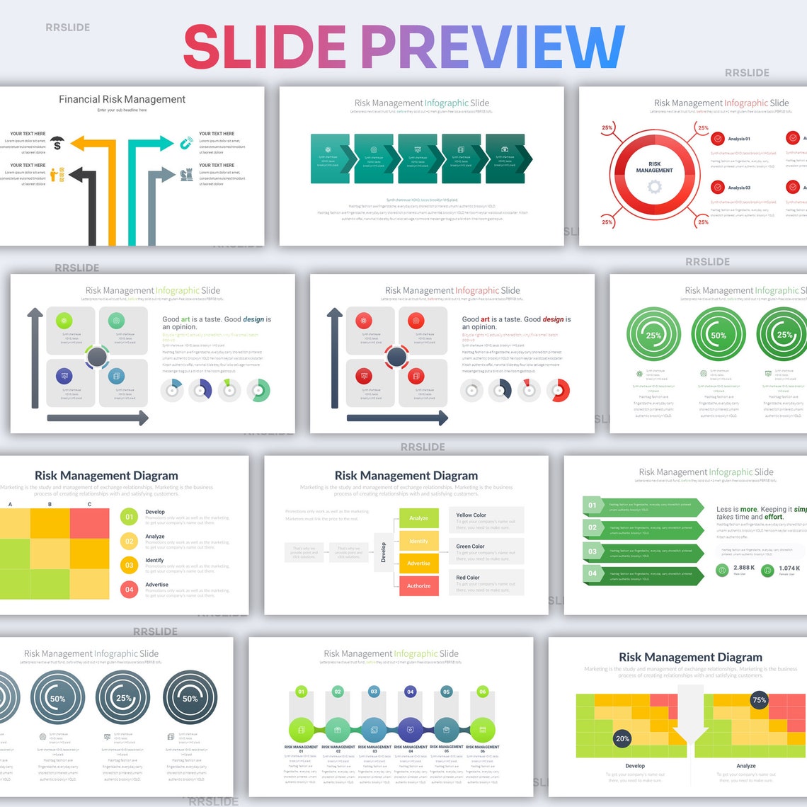 Risk Management Infographic Powerpoint Template | Best Powerpoint ...