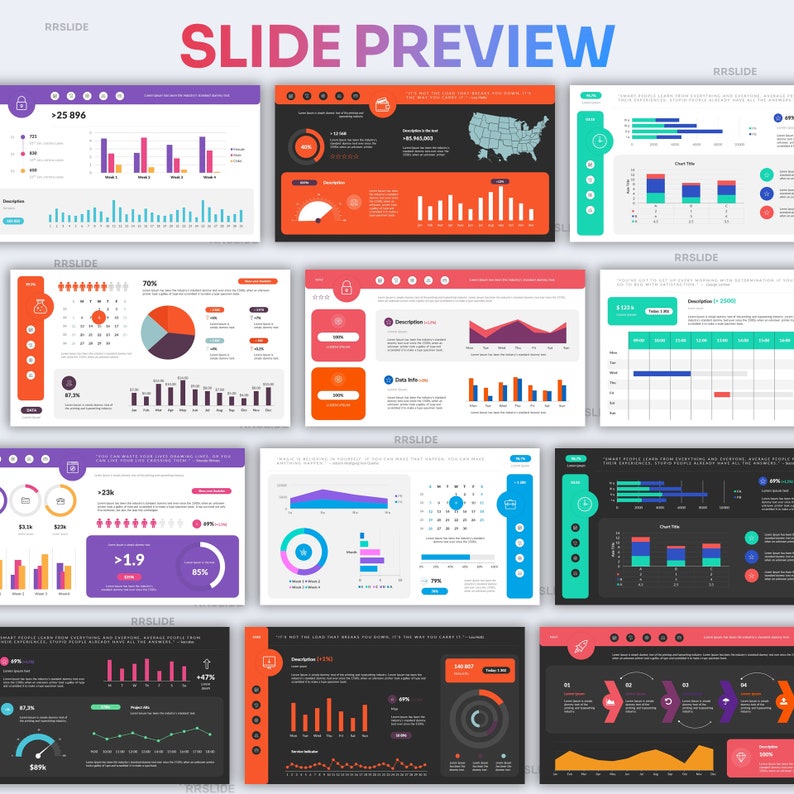 Data Dashboards Infographic Powerpoint Template | Best Powerpoint ...