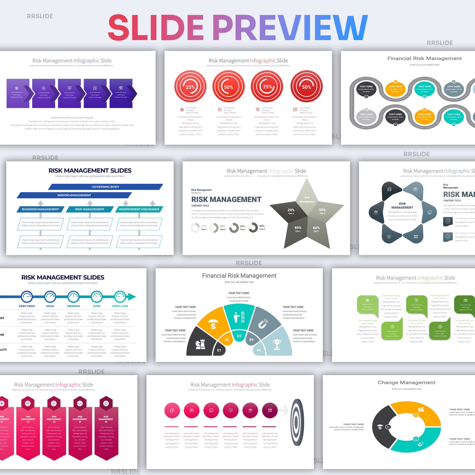 Risk Management Infographic Powerpoint Template | Best Powerpoint ...