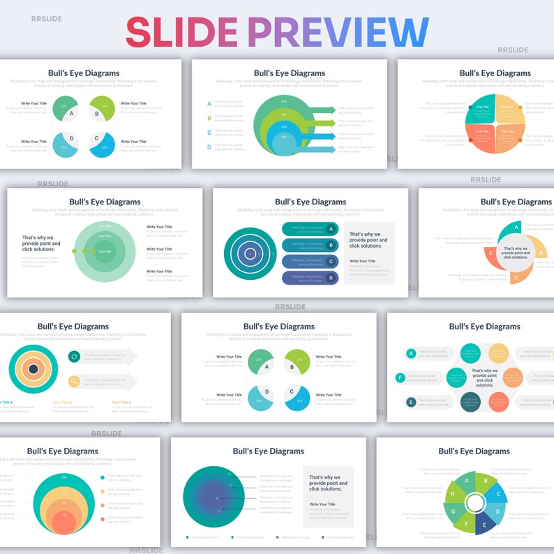 Bulls Eye Infographic Powerpoint Template | Best Powerpoint Template ...