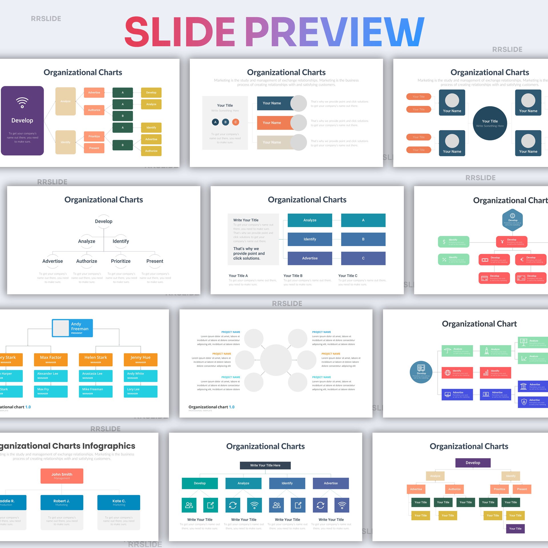 Organizational Charts Infographic Powerpoint Template | Best Powerpoint ...