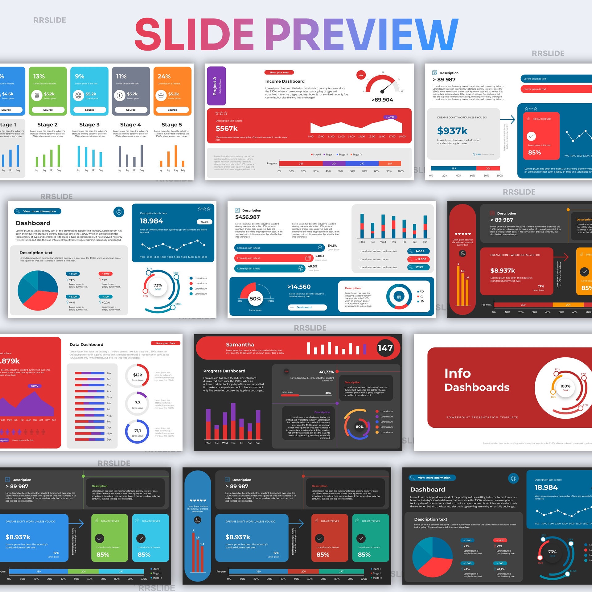 Info Infographic Powerpoint Template | Best Powerpoint Template, Easy ...