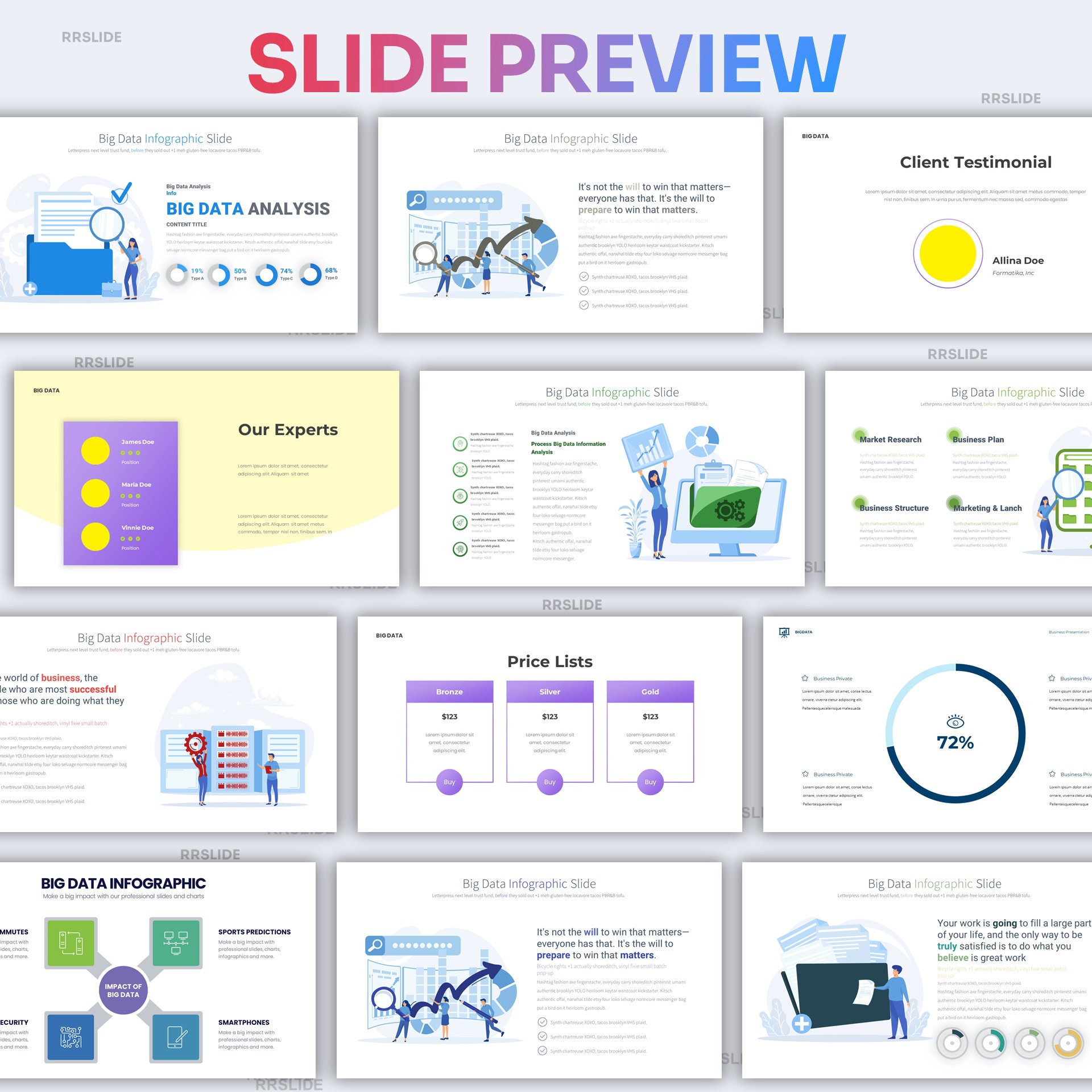 Big Data Slides Infographic Powerpoint Template | Best Powerpoint Template, Easy to Edit ...