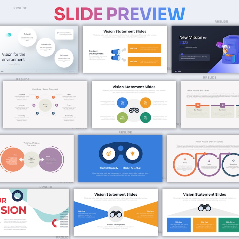 Vision Statement Infographic Powerpoint Template | Best Powerpoint ...