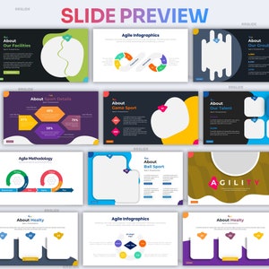 Agile Infographic Powerpoint Template | Best Powerpoint Template, Easy ...