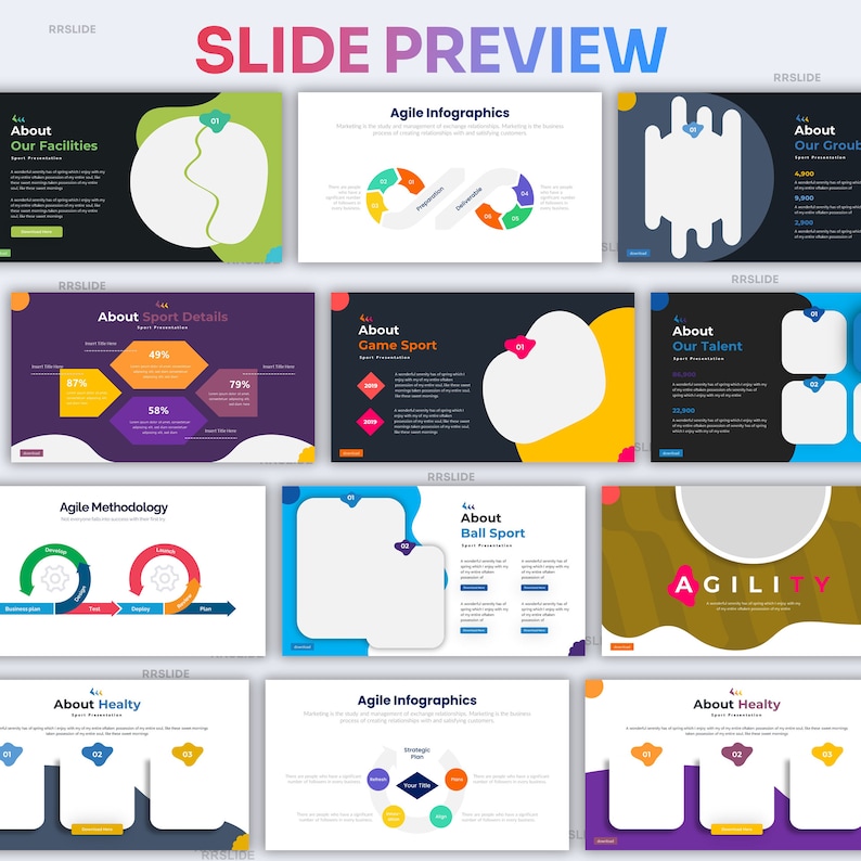 Agile Infographic Powerpoint Template | Best Powerpoint Template, Easy ...