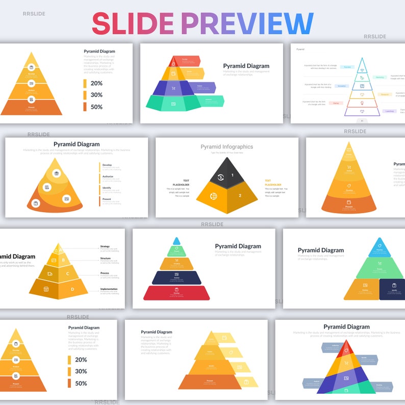 Pyramid Diagram Infographic Powerpoint Template | Best Powerpoint ...