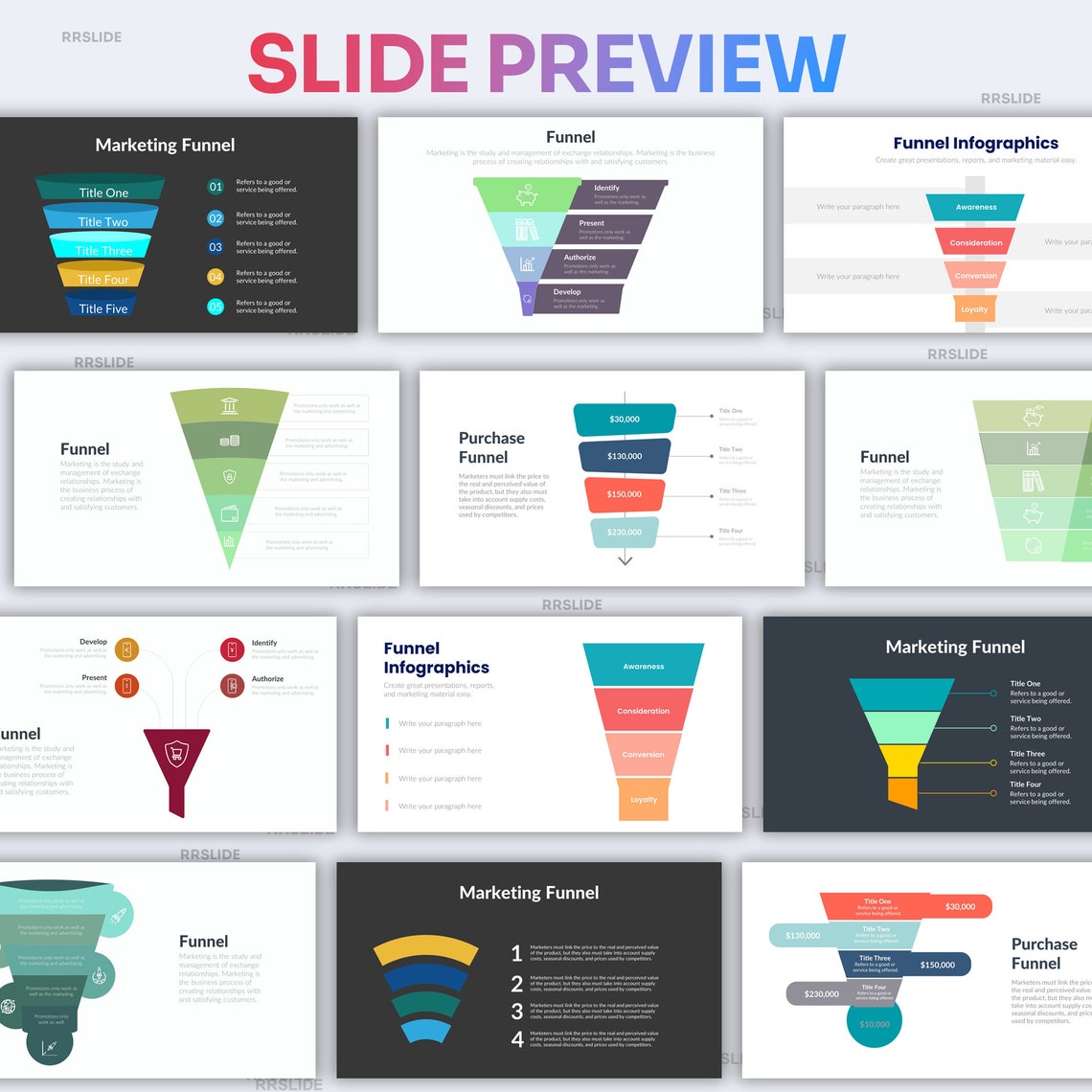 Funnel Infographic Powerpoint Template Best Powerpoint Template, Easy ...