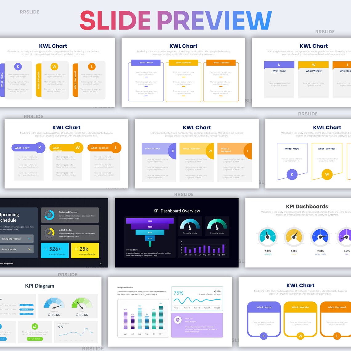 KWL Chart Infographic Powerpoint Template | Best Powerpoint Template ...