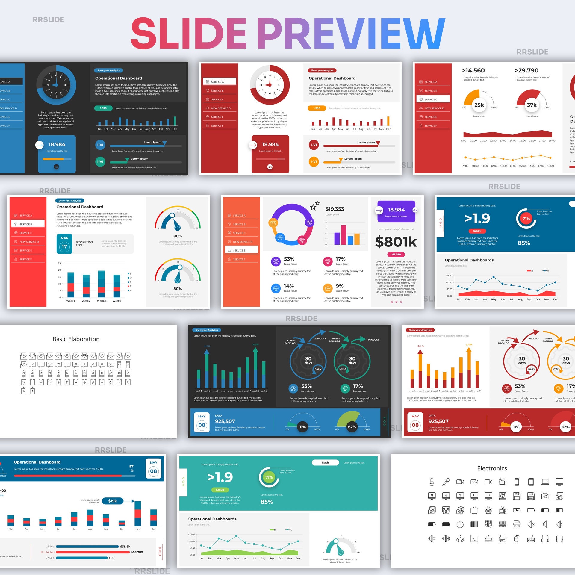 Operational Data Infographic Powerpoint Template Best Powerpoint ...