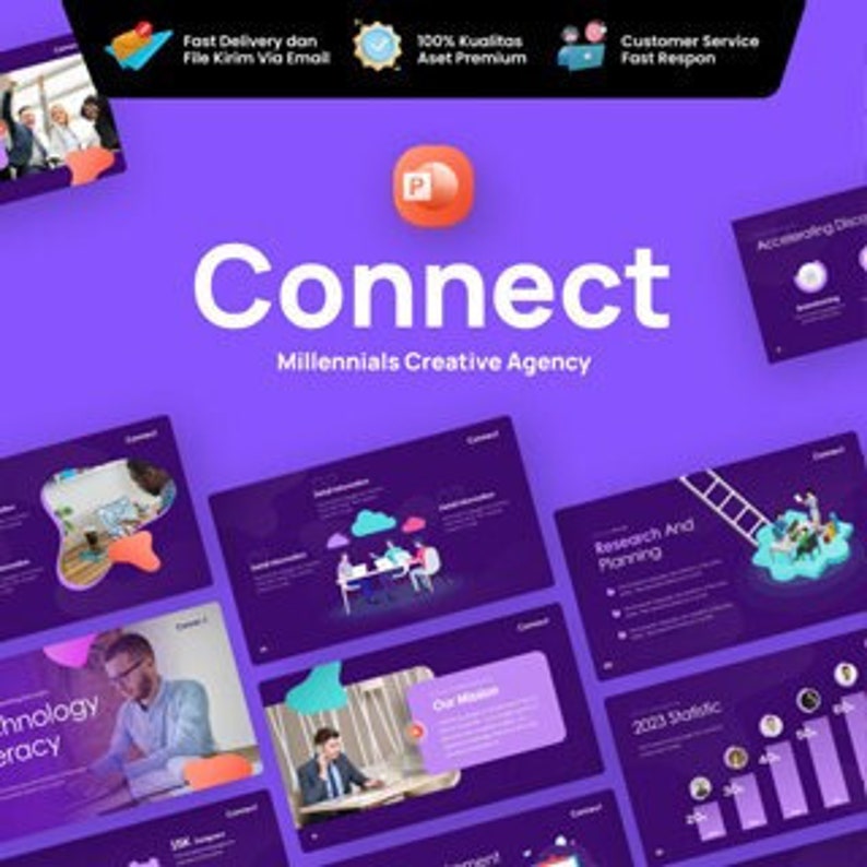 Connect Creative Agency Powerpoint Presentation Template Fully Animated ...