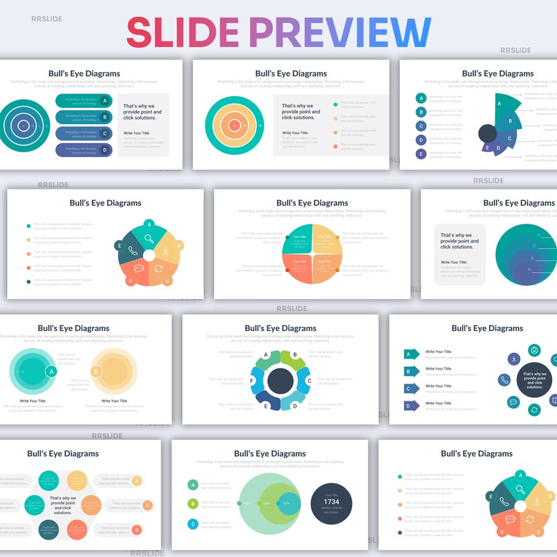 Bulls Eye Infographic Powerpoint Template | Best Powerpoint Template ...