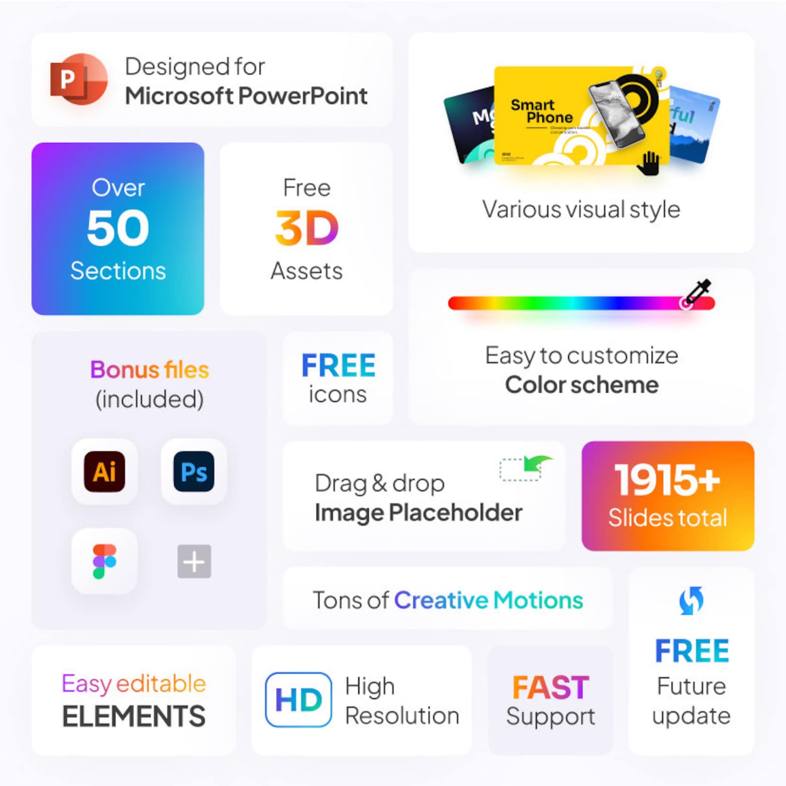 Monster Slides Premium Powerpoint Presentation Template - Etsy
