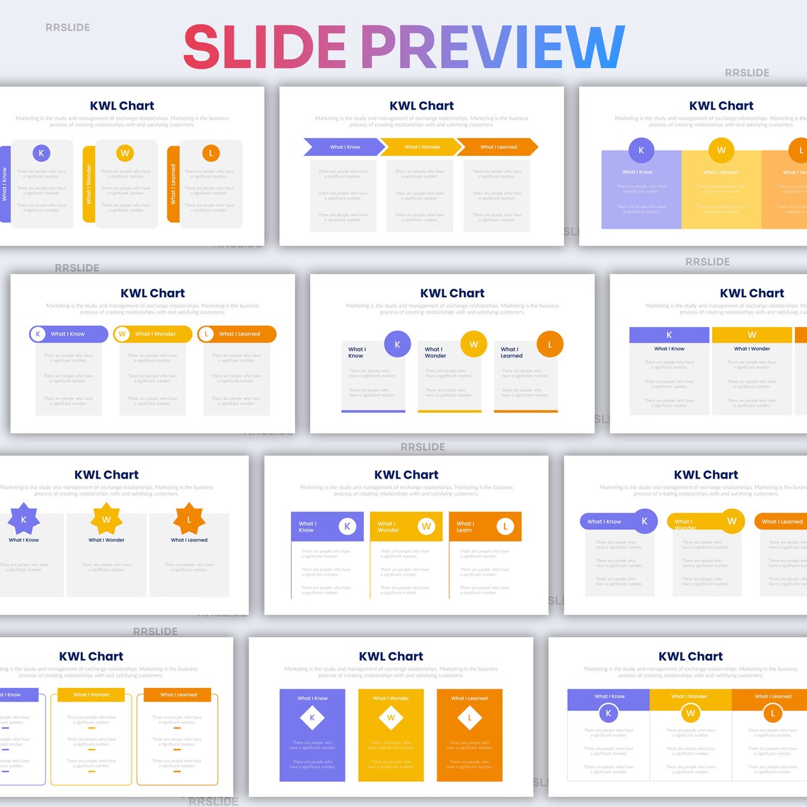KWL Chart Infographic Powerpoint Template | Best Powerpoint Template ...