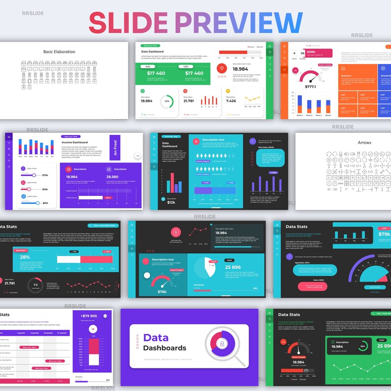 Data Interactive Infographic Powerpoint Template | Best Powerpoint ...