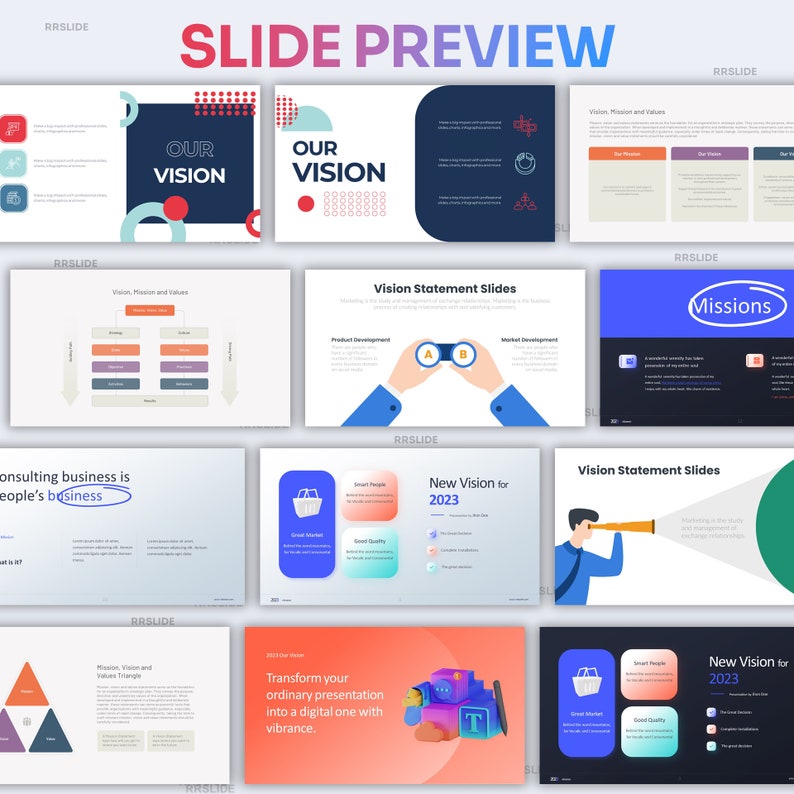 Vision Statement Infographic Powerpoint Template | Best Powerpoint ...