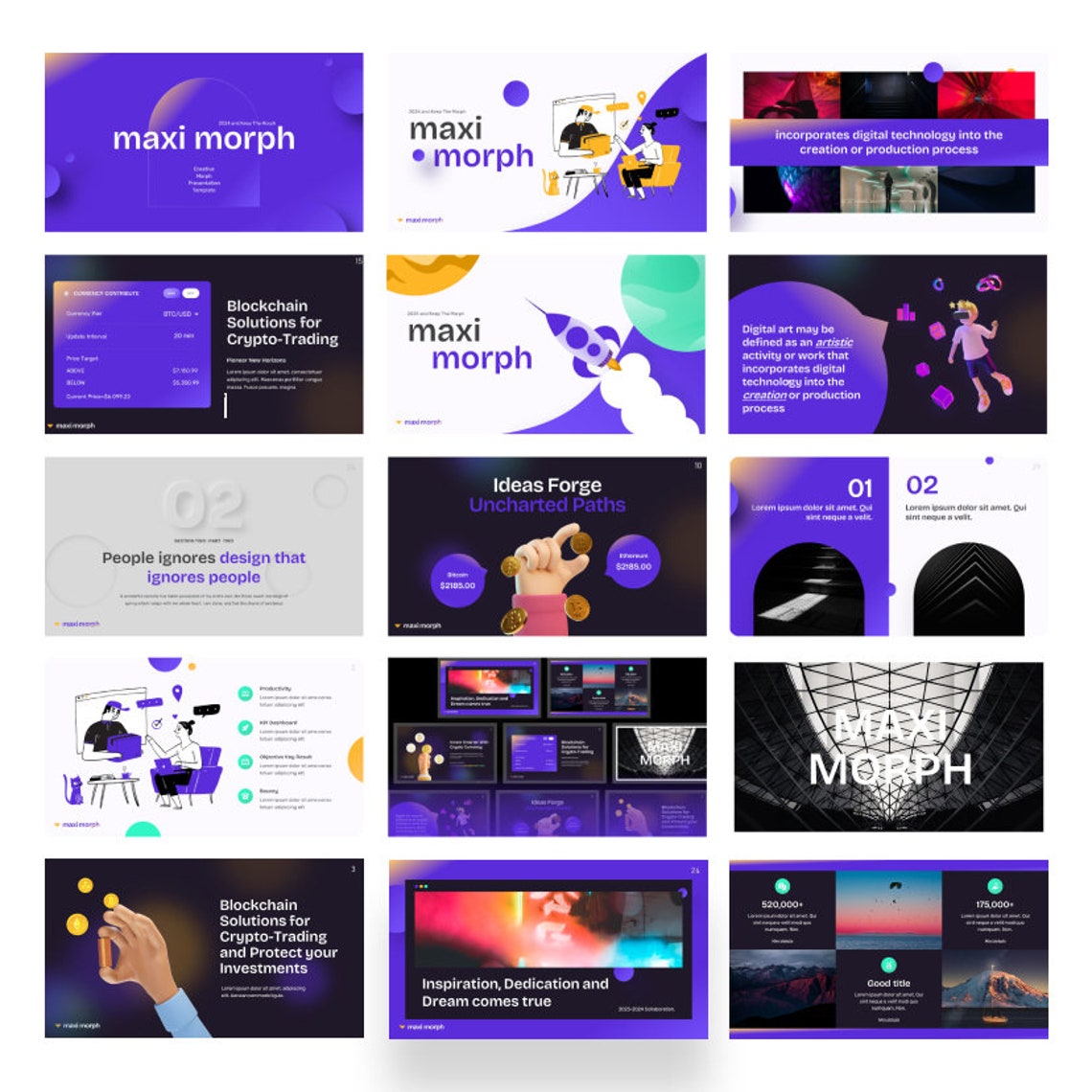 Maximorph Premium Morph Powerpoint Template - Etsy