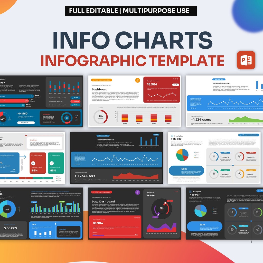 Info Infographic Powerpoint Template | Best Powerpoint Template, Easy ...