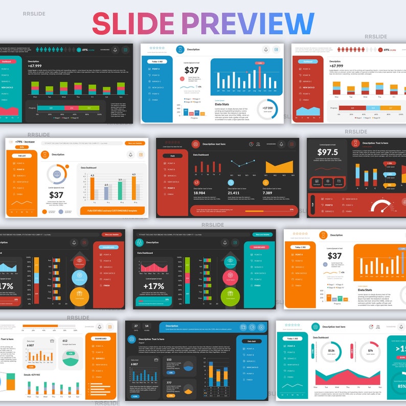 Dynamic Data Infographic Powerpoint Template | Best Powerpoint Template ...
