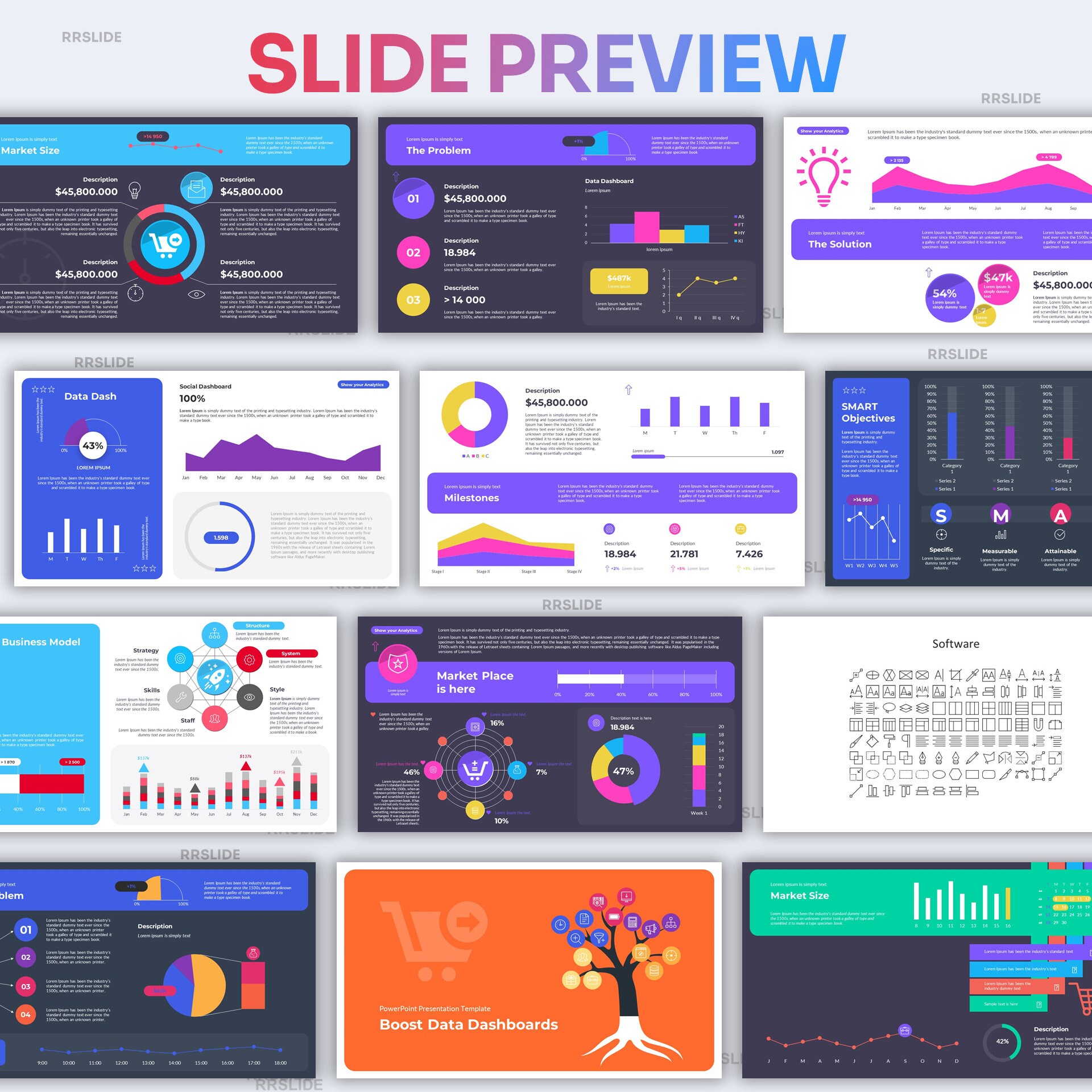 Boost Data Infographic Powerpoint Template | Best Powerpoint Template ...