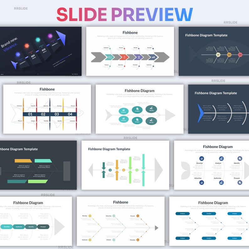 Fishbone Infographic Powerpoint Template | Best Powerpoint Template ...