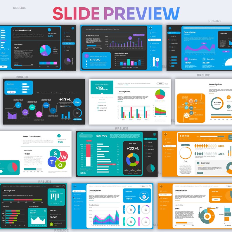 Data Visual Infographic Powerpoint Template | Best Powerpoint Template ...