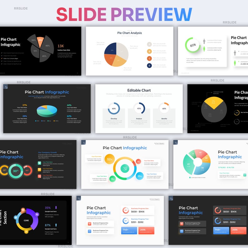 Pie Charts Infographic Powerpoint Template | Best Powerpoint Template ...