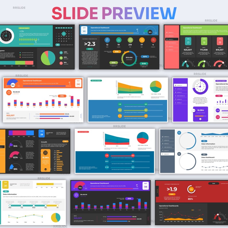 Operational Data Infographic Powerpoint Template | Best Powerpoint ...