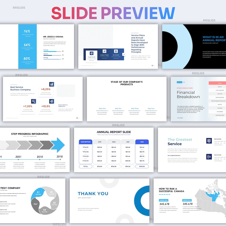 Annual Report Infographic Powerpoint Template | Best Powerpoint ...