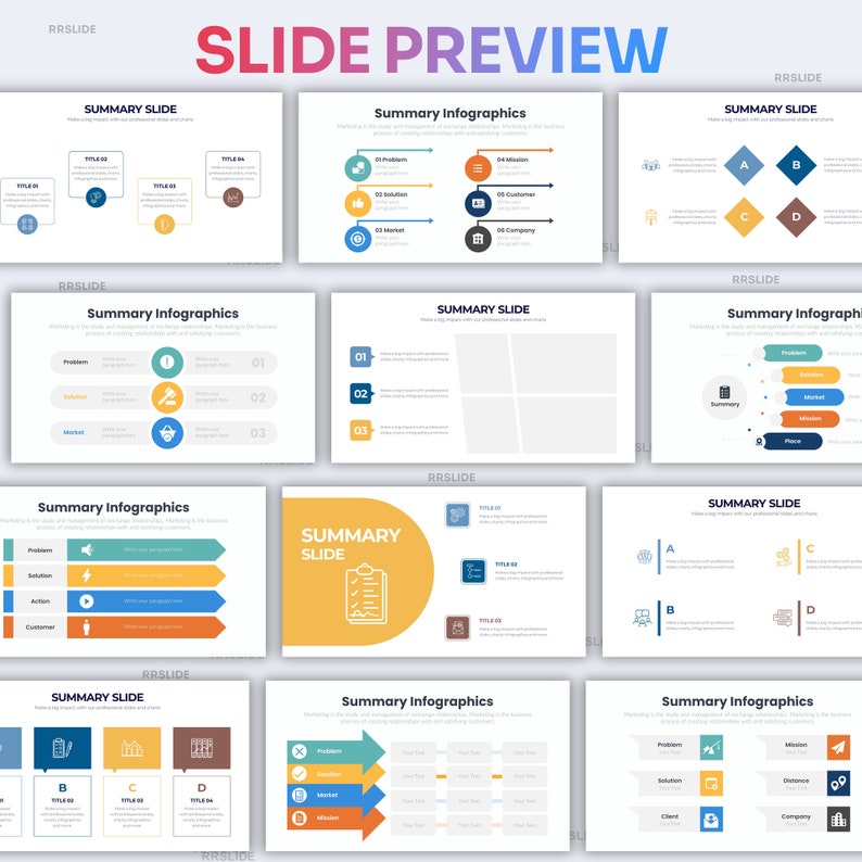 Executive Summary Infographic Powerpoint Template | Best Powerpoint ...