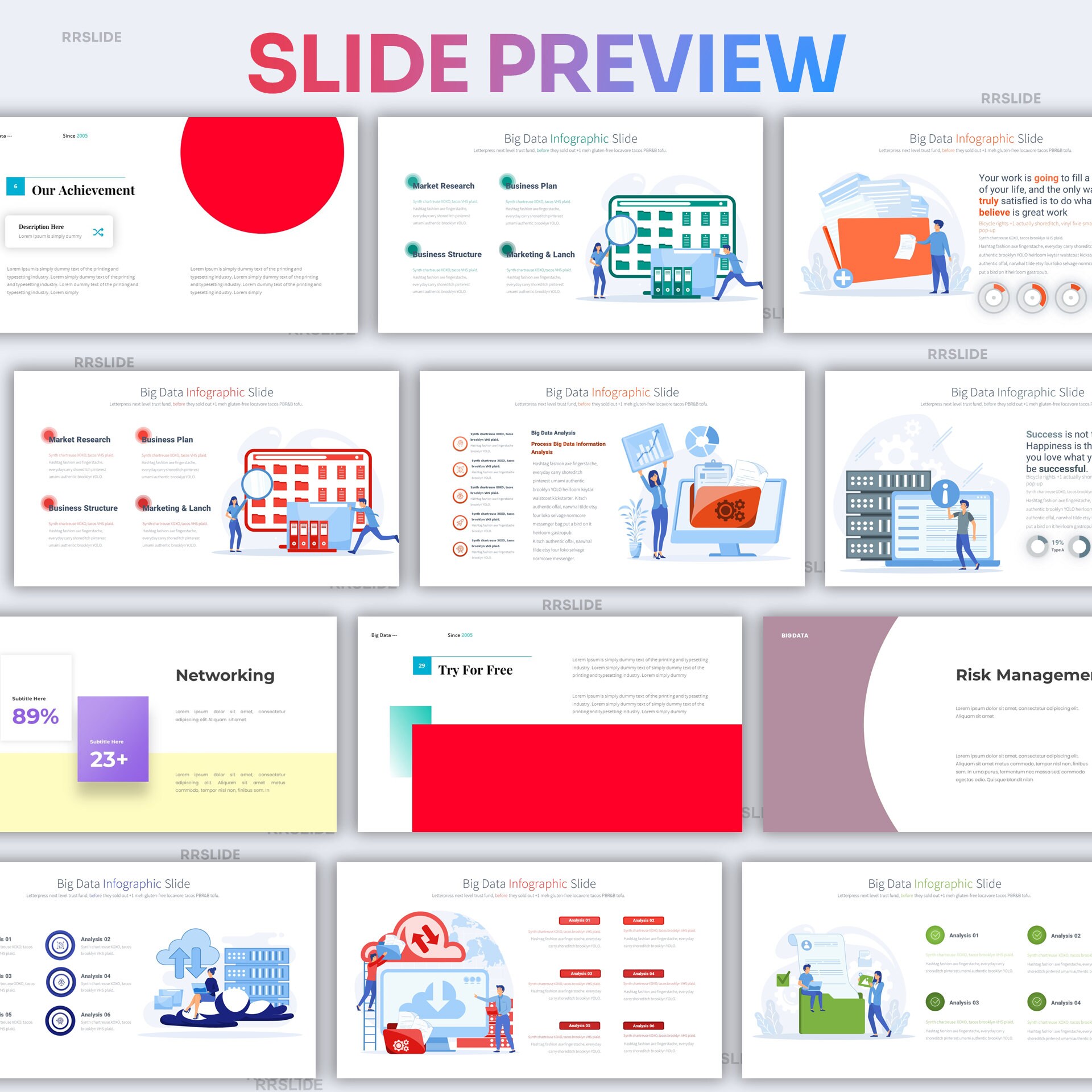 Big Data Slides Infographic Powerpoint Template | Best Powerpoint Template, Easy to Edit ...