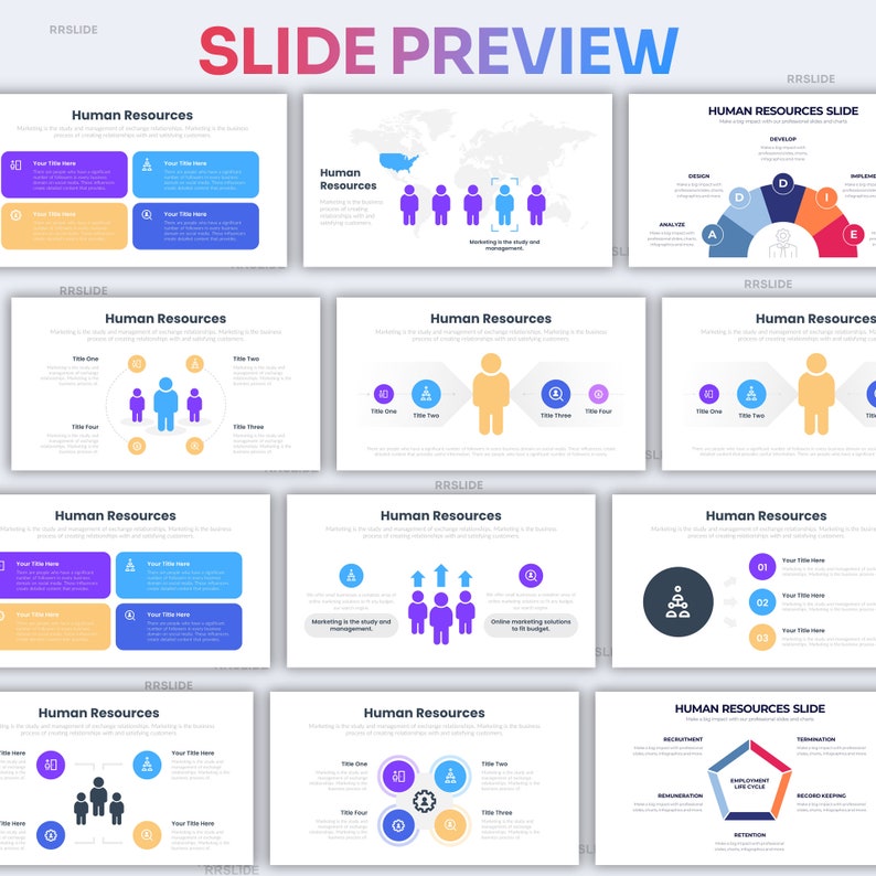 Human Resources Infographic Powerpoint Template | Best Powerpoint ...