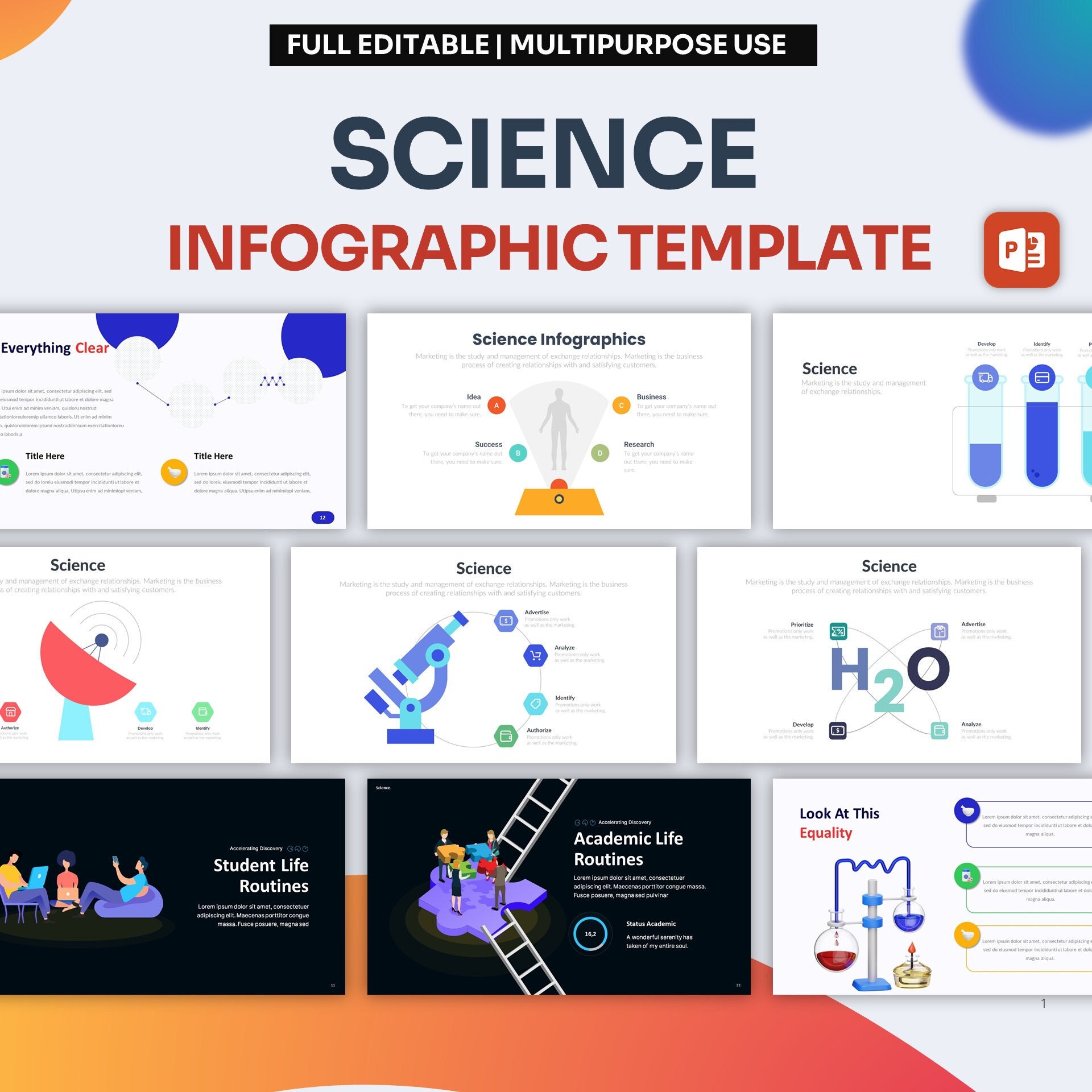 Powerpoint Science Template