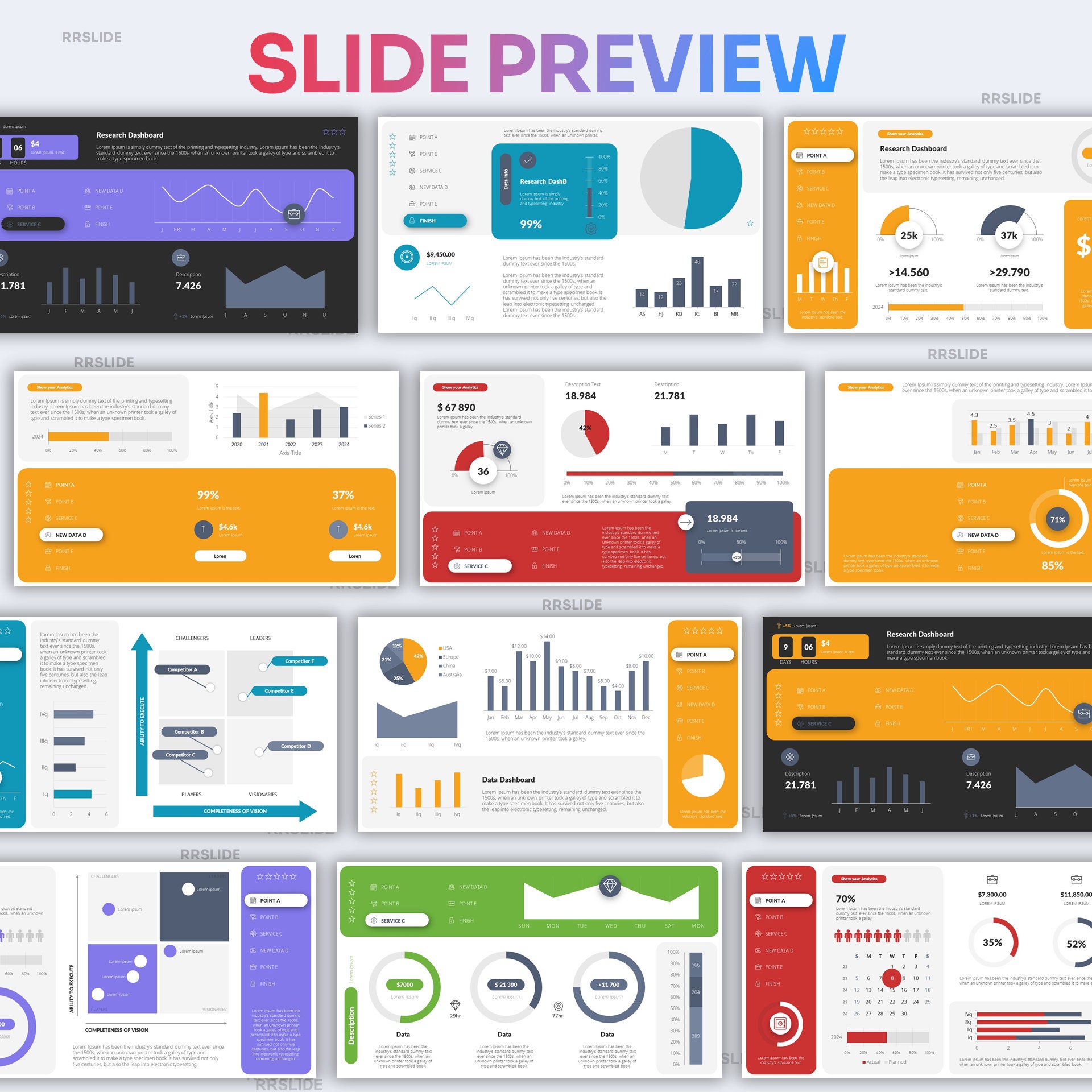 Research Data Infographic Powerpoint Template Best Powerpoint Template ...
