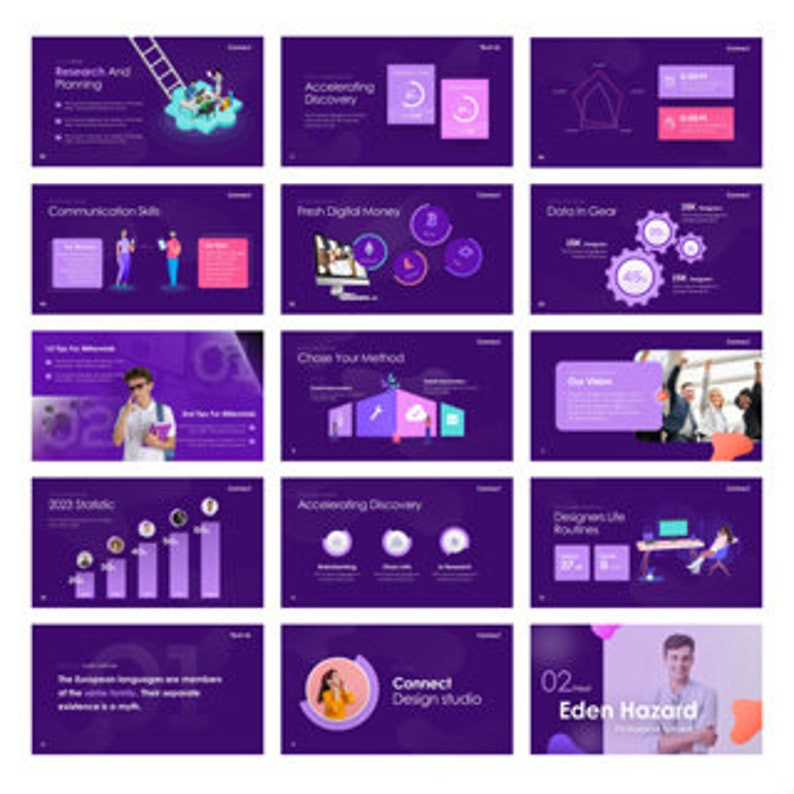 Connect Creative Agency Powerpoint Presentation Template Fully Animated ...