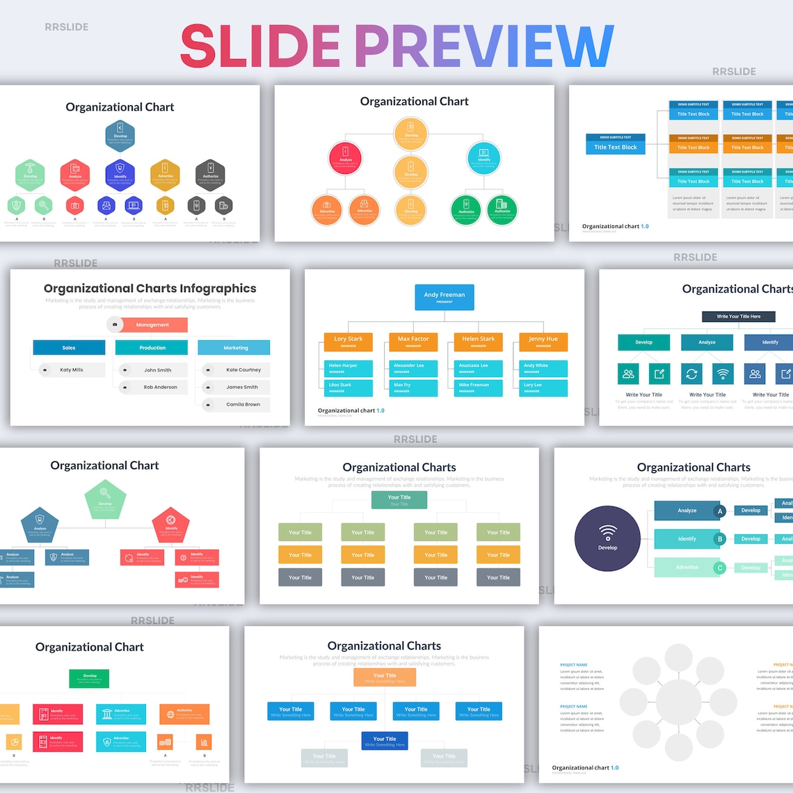 Organizational Charts Infographic Powerpoint Template | Best Powerpoint ...