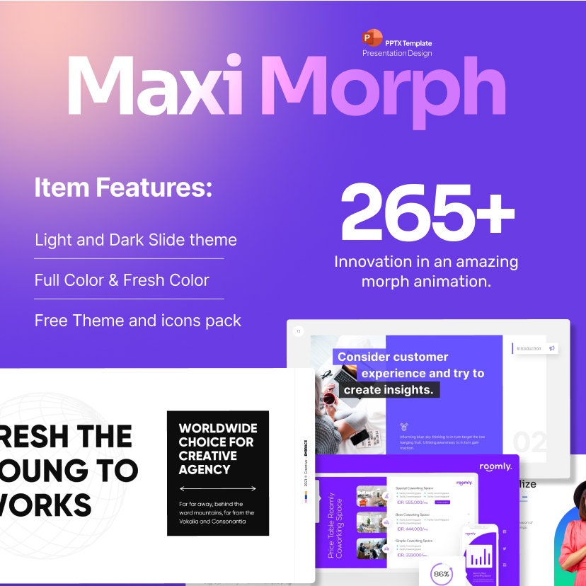 Maximorph Premium Morph Powerpoint Template - Etsy