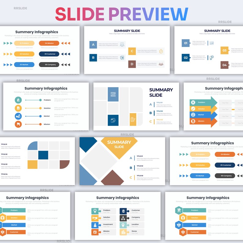 Executive Summary Infographic Powerpoint Template | Best Powerpoint ...